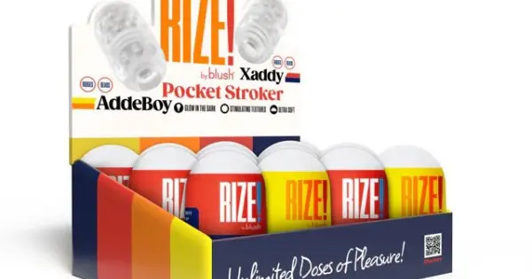 Rize - the Pill Mini Stroker - 12 Pack Display - BL-99901-12